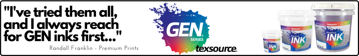 Texsource GEN Series Plastisol Inks | Screen Printing Inks — Texsource ...