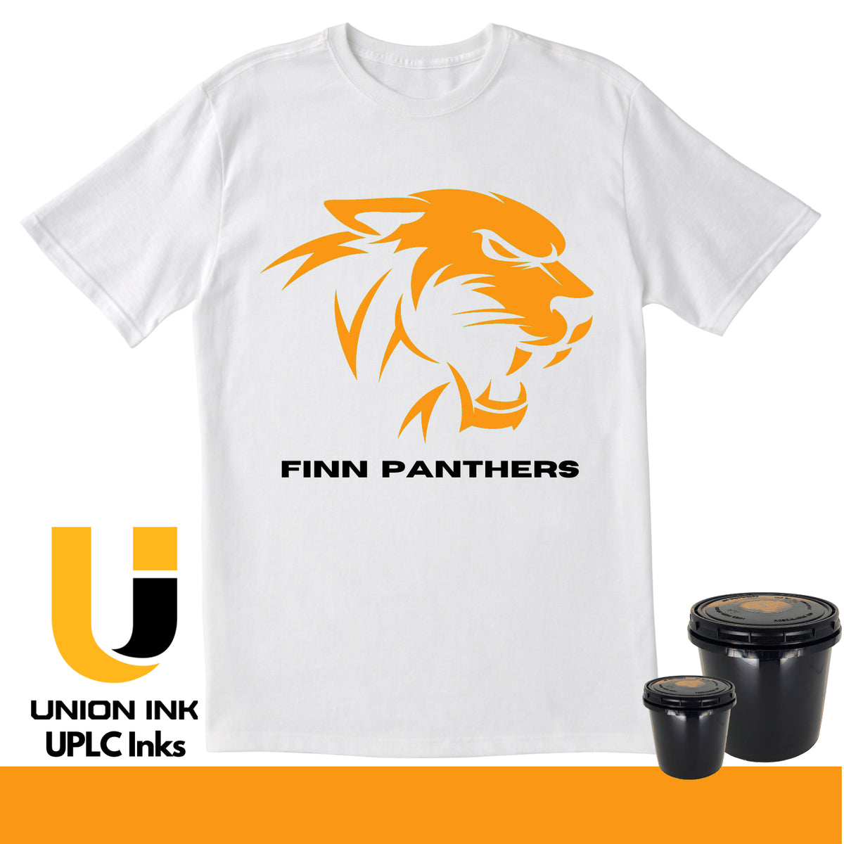 Union UPLC Low Cure Ink - LB TN Orange | Screen Printing Ink ...