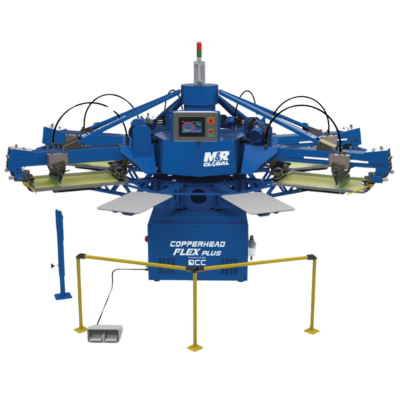 Copperhead Flex Plus Automatic Press - 8 Station / 4 Color — Texsource ...