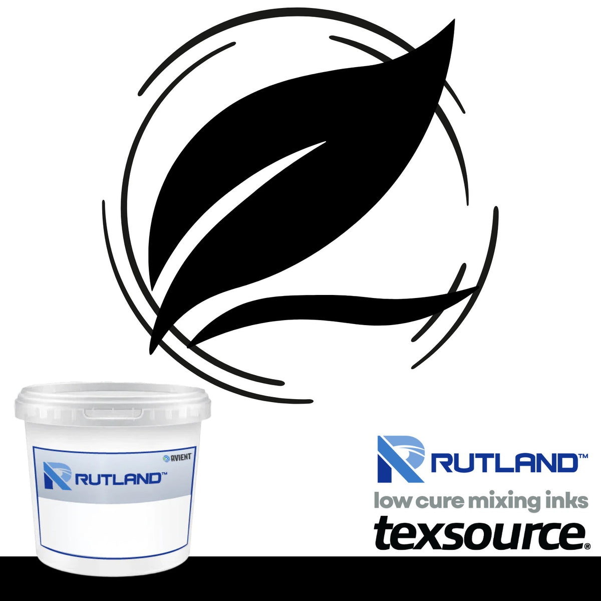 Rutland M3 LC (Low Cure) Mixing Ink - Black | Screen Printing Ink ...