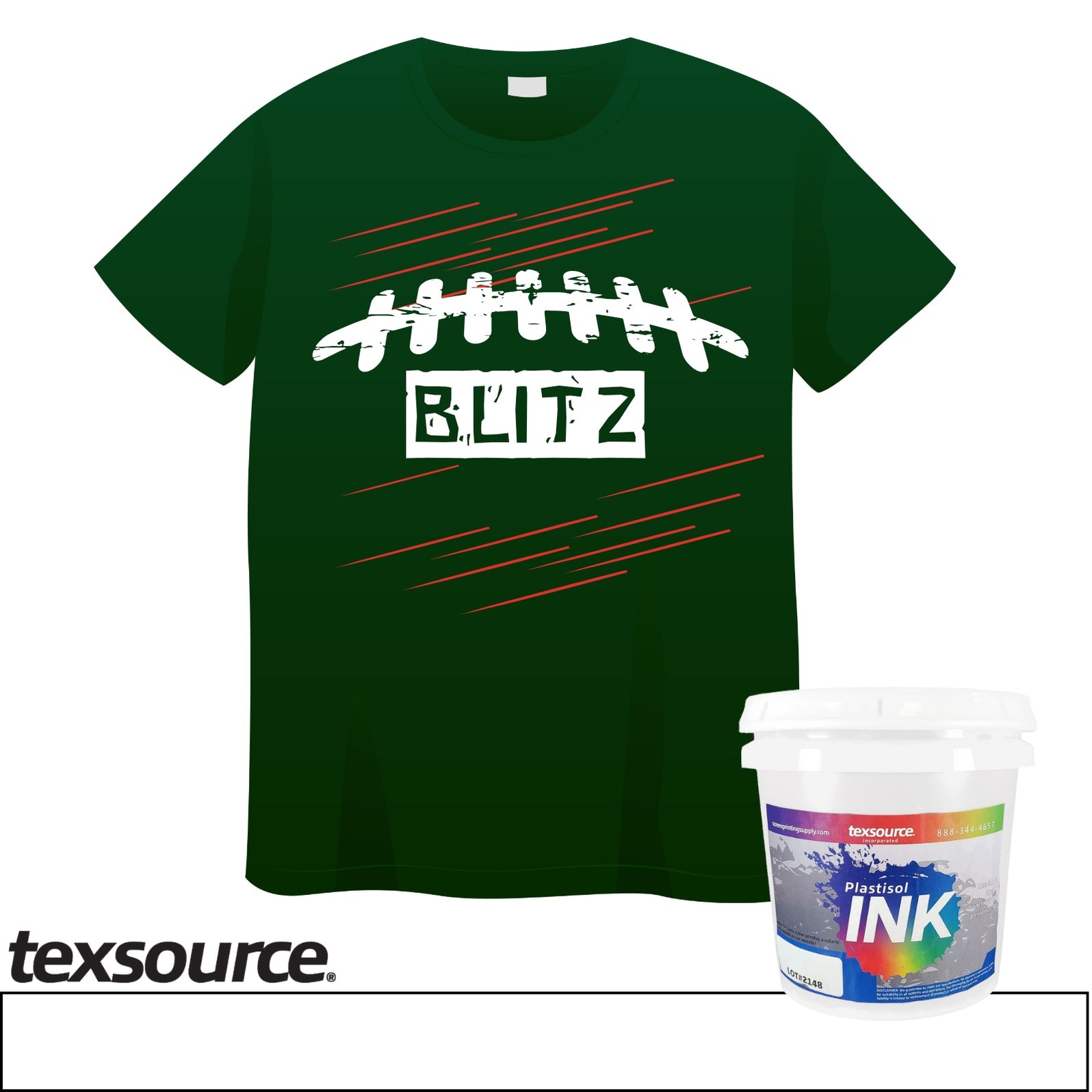 Texsource Blitz White Screen Printing Ink | Texsource — Texsource ...