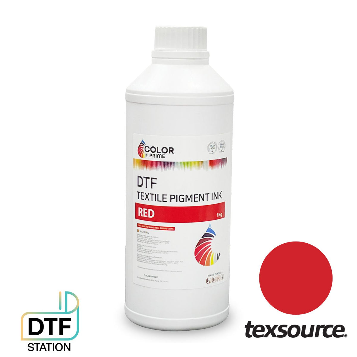 DTF Station - Color Prime Ink - Red (R) | DTF Ink | Texsource ...