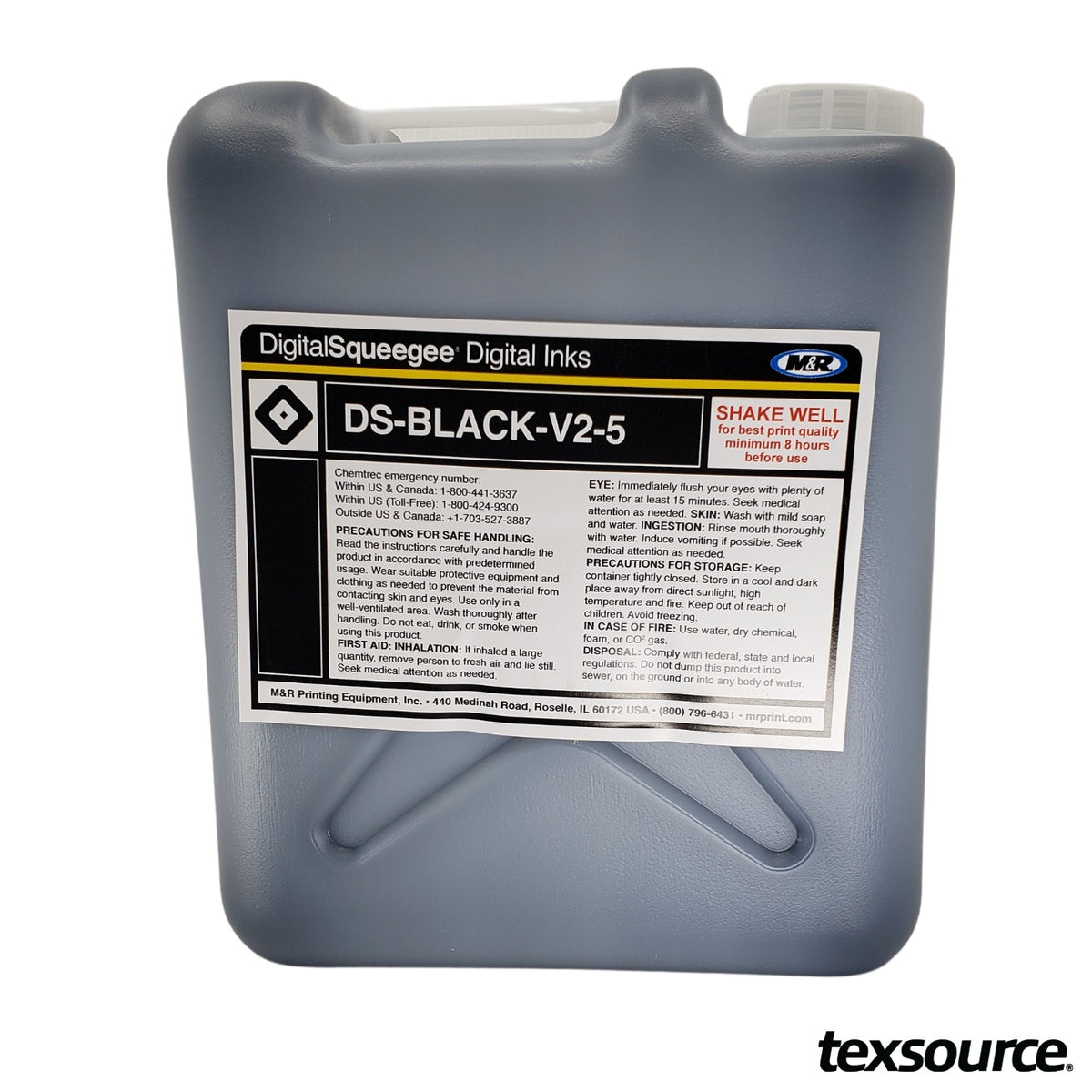 M&R DS-4000 Digital Squeegee Ink - Black | Texsource — Texsource Screen ...