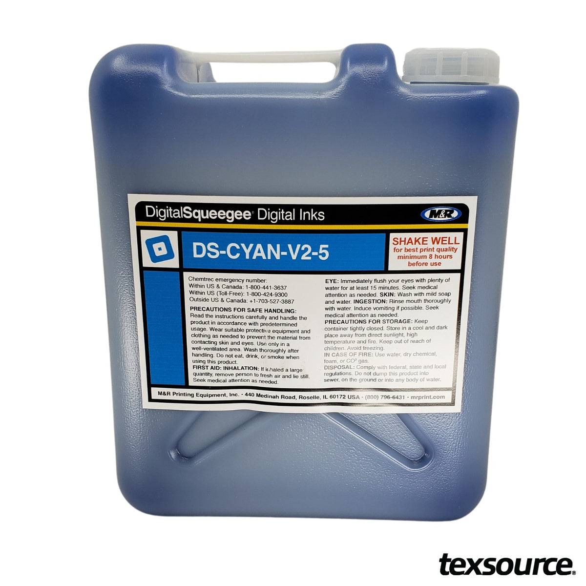 M&R DS-4000 Digital Squeegee Ink - Cyan | Texsource — Texsource Screen ...