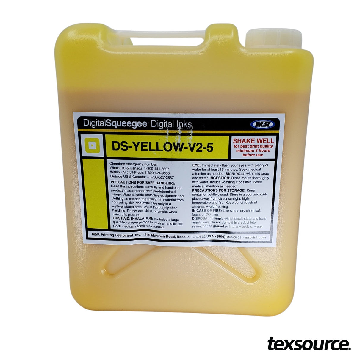 M&R DS-4000 Digital Squeegee Ink - Yellow | Texsource — Texsource ...