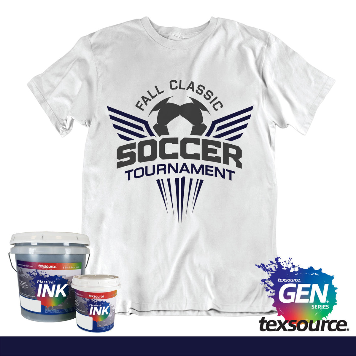 Texsource GEN 16000 - Navy — Texsource Screen Printing Supply