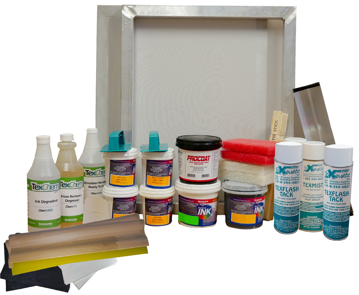 Small Business Supply Package - Screen Printing Supply Kit — Texsource ...