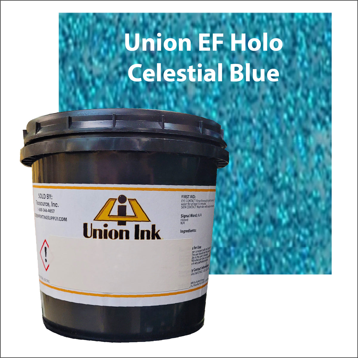 Clearance Ink - Union EF Holo Celestial Blue - Gallon — Texsource ...