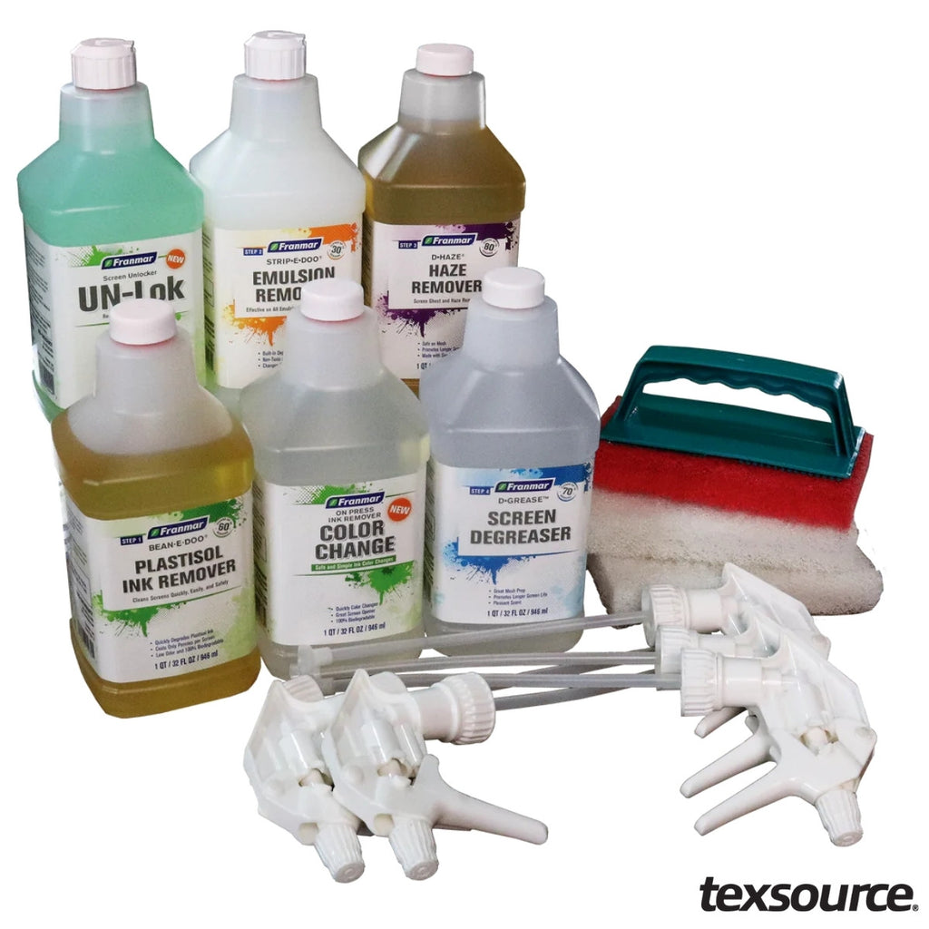 Emulsion Removers for Screen Printing | Texsource — Texsource Screen ...