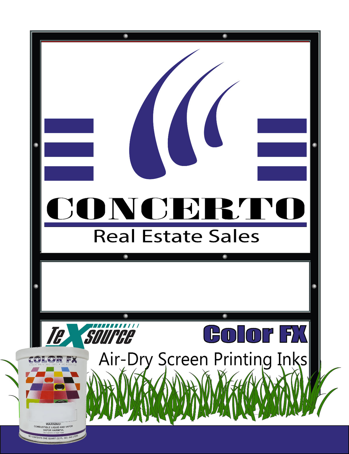 ColorFX Reflex Blue 565 - Air Dry Ink | Texsource — Texsource Screen ...