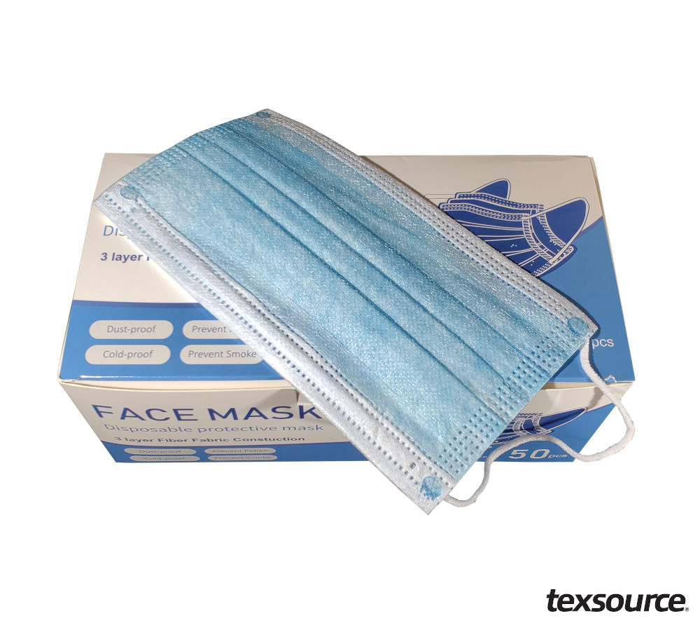 Disposable Fask Mask 50-Pack | Screen Printing PPE | Texsource ...