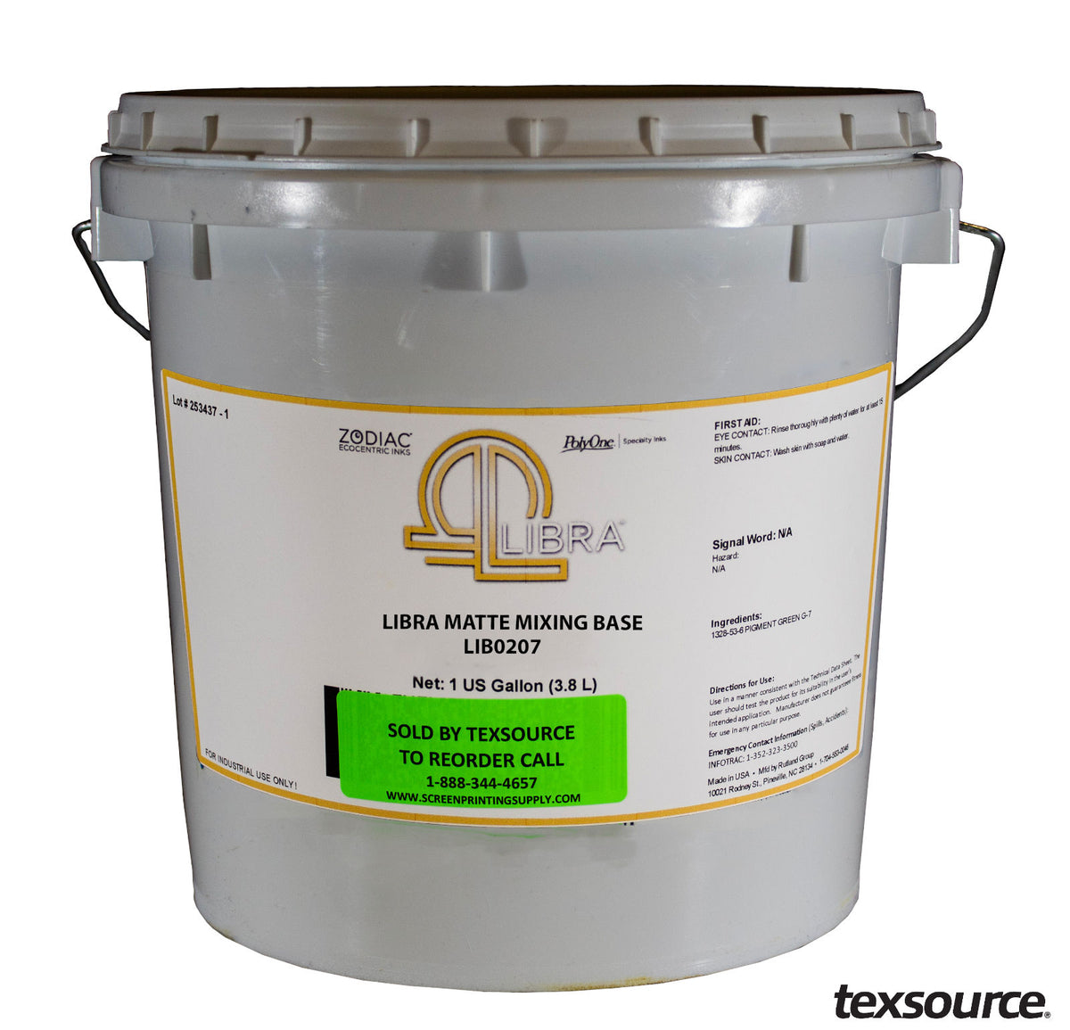 Libra Matte Mixing Base for Silicone Ink | Texsource — Texsource Screen ...