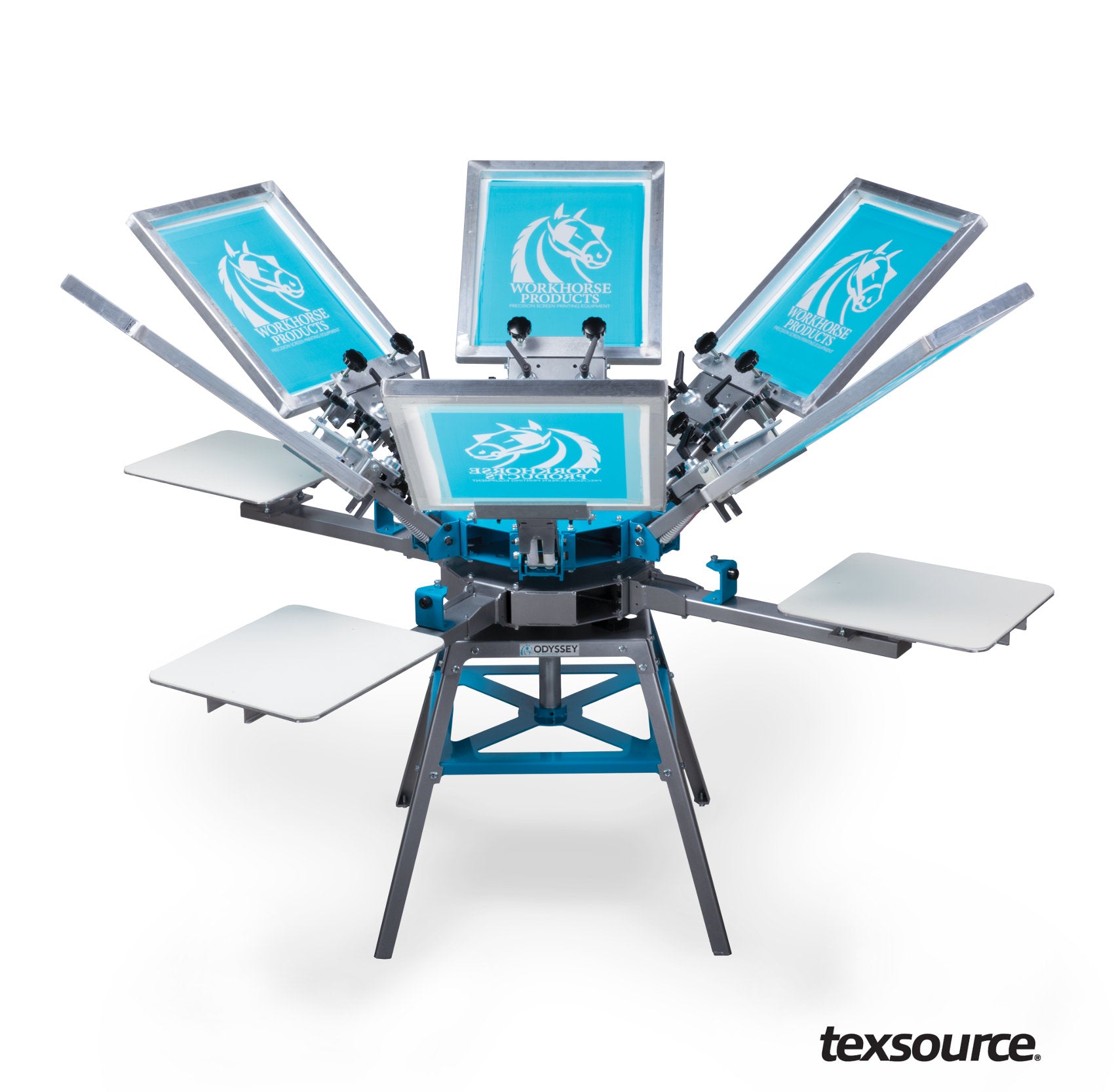 6 Color Manual Screen Printing Presses | Texsource — Texsource Screen ...