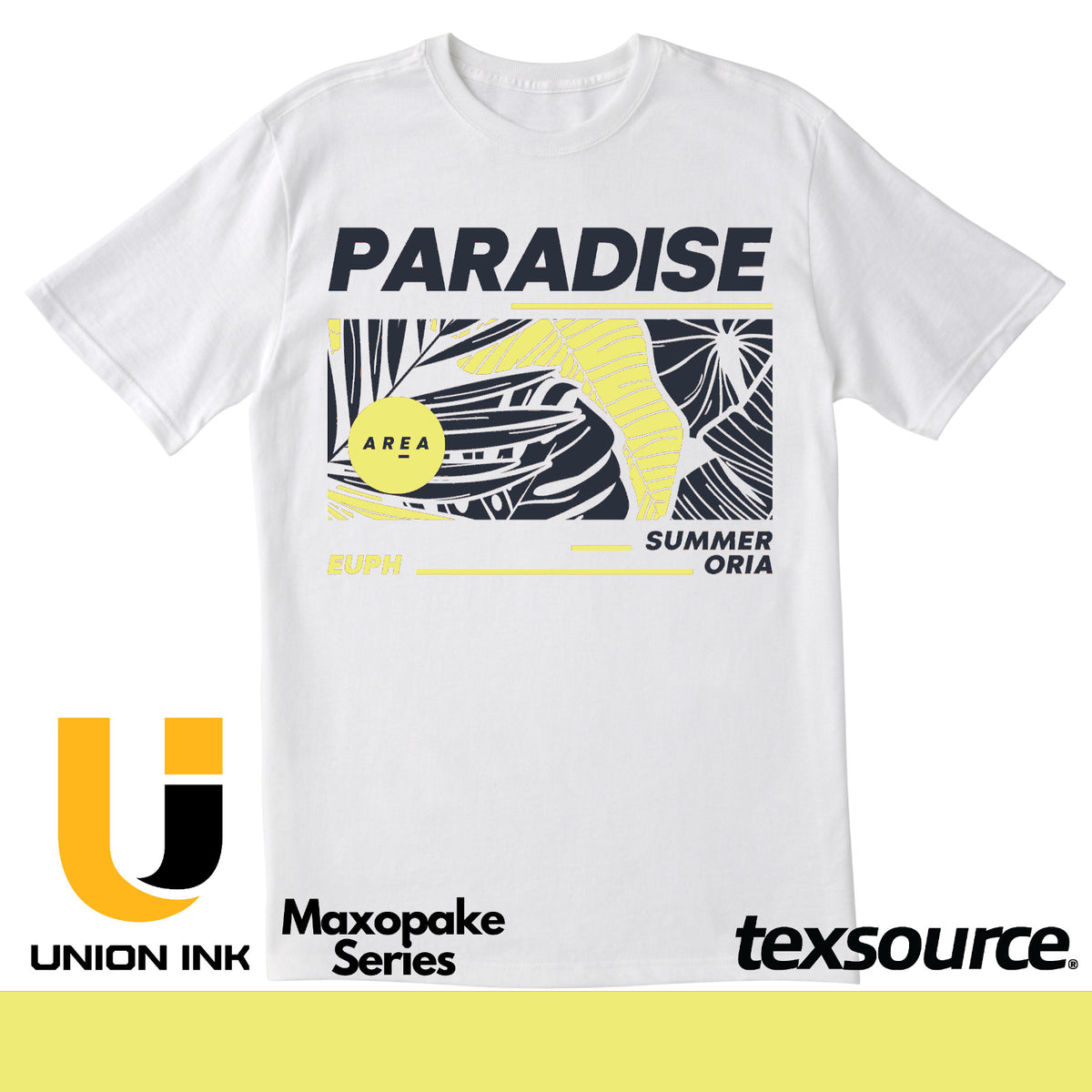 Union Maxopake Ink - Orbit Yellow | Screen Printing Ink — Texsource ...