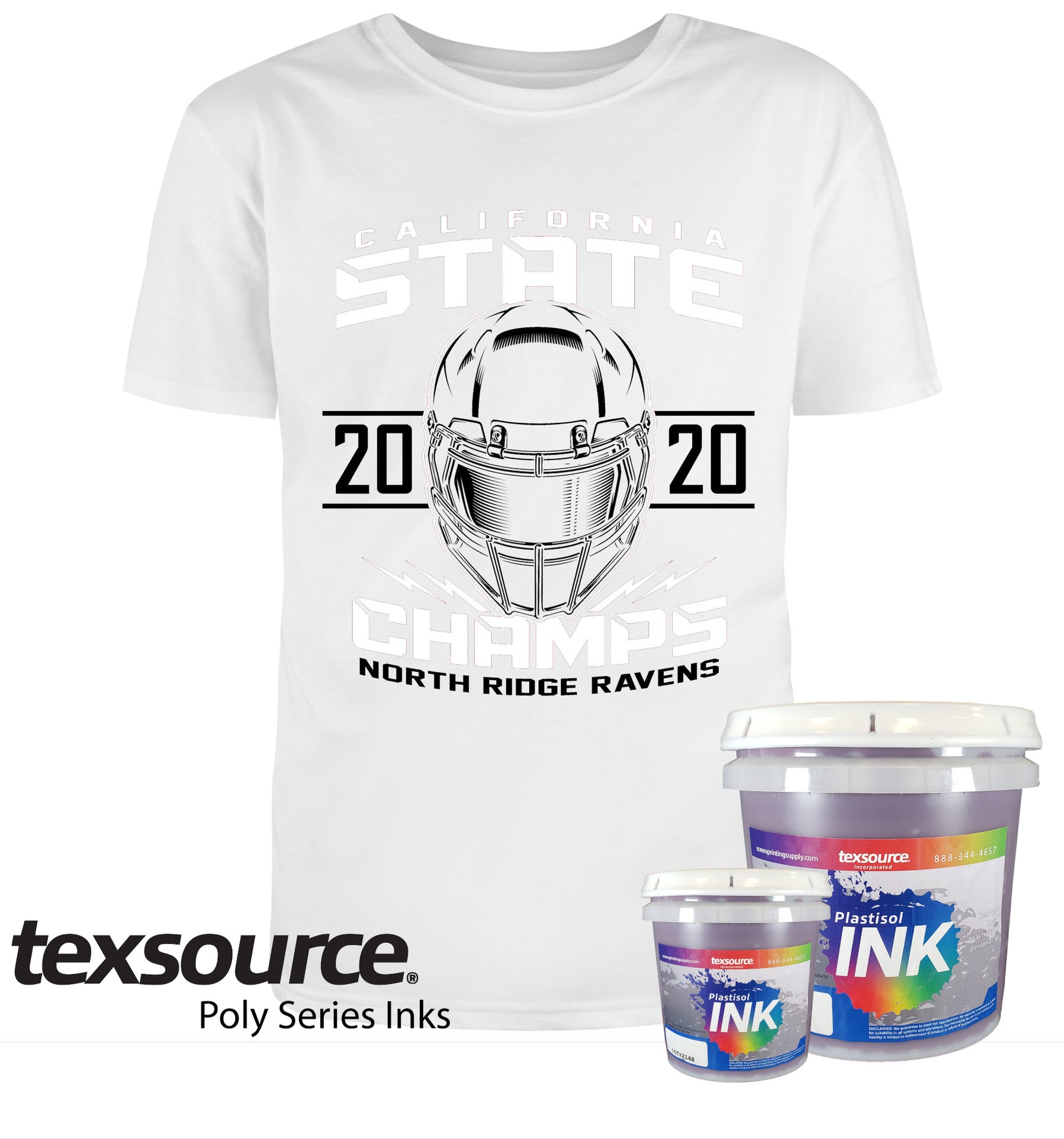 Texsource Polyester Inks for Screen Printing | Screen Printing Ink ...