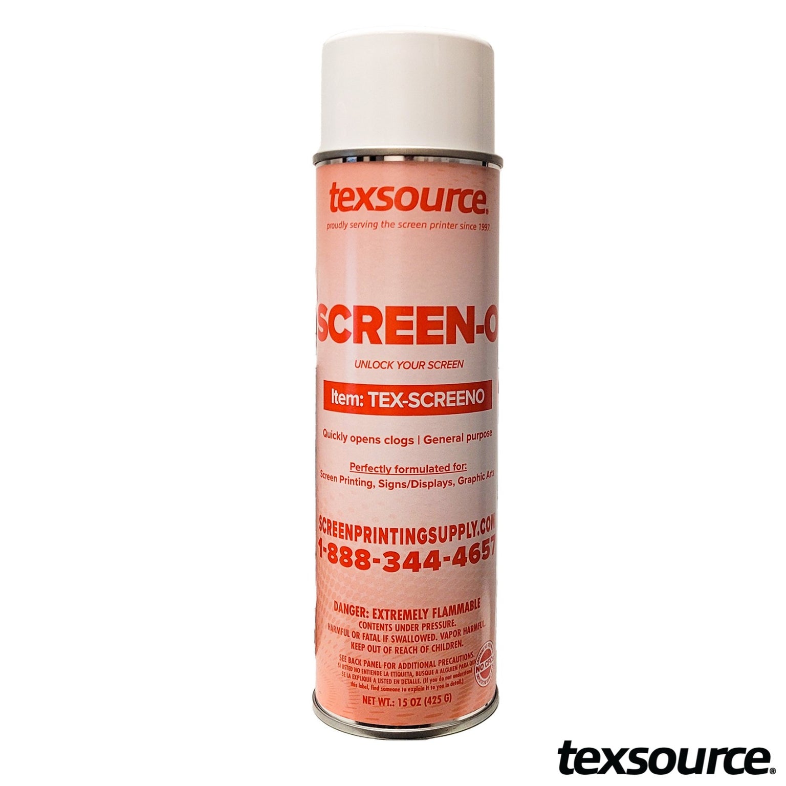 Screen Opener Sprays for Screen Printing | Texsource — Texsource Screen ...