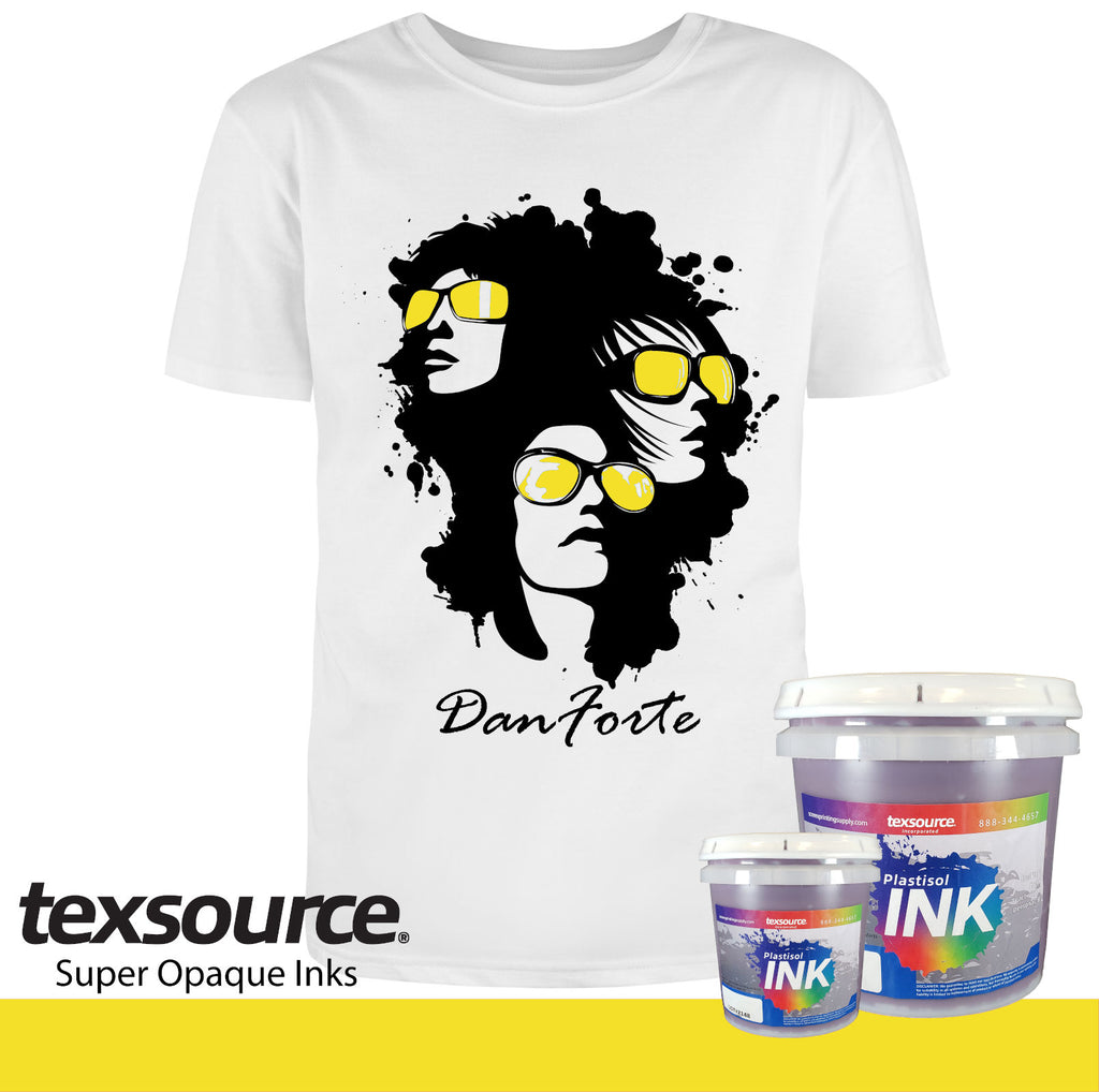 Texsource Super Opaque Inks for Screen Printing | Plastisol Inks ...