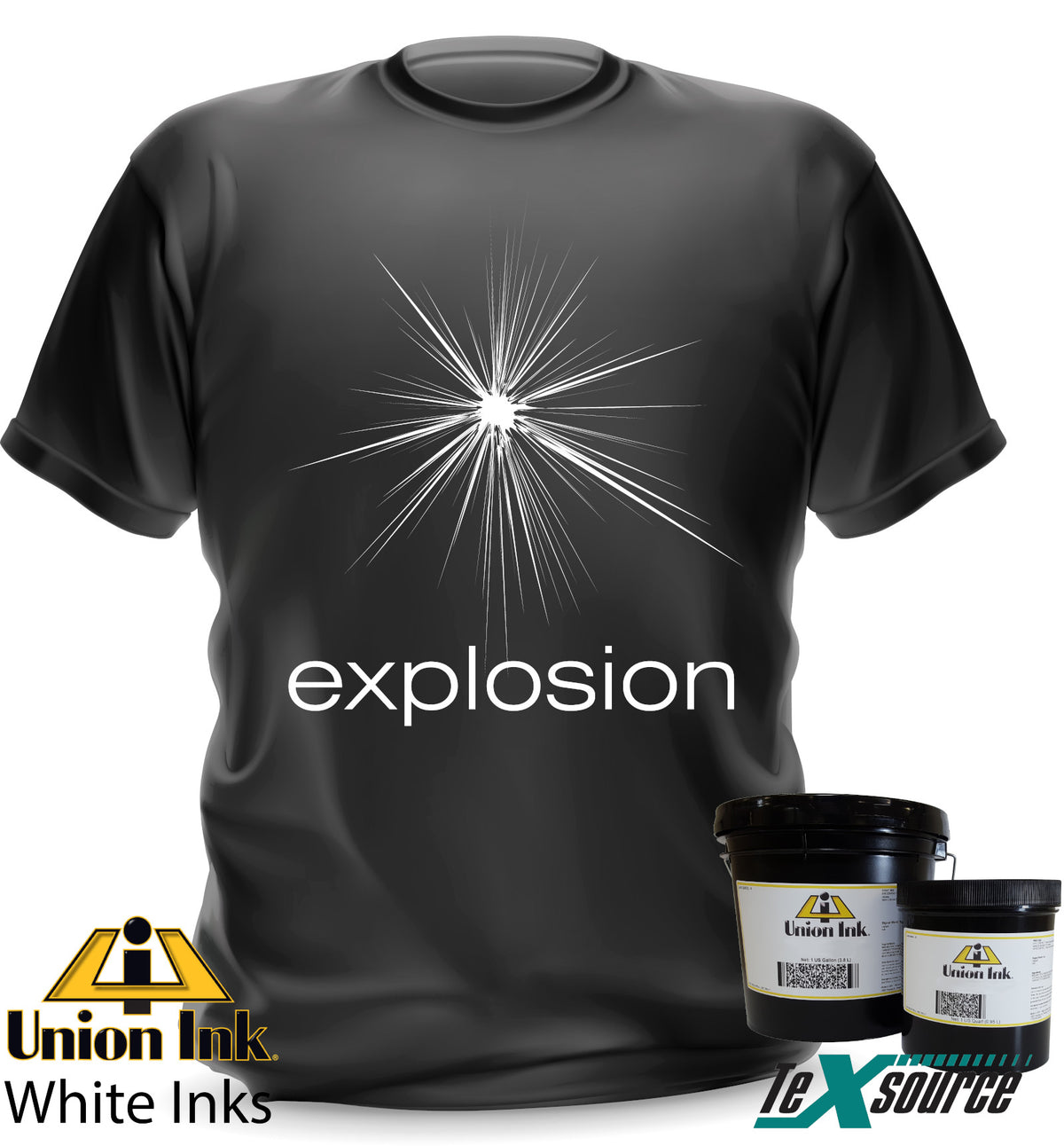 Union Ink - LB Diamond White | Screen Printing Ink — Texsource Screen ...